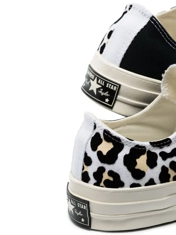 CONVERSE Chuck 70 Leo Canvas Panelled Low Top Sneakers