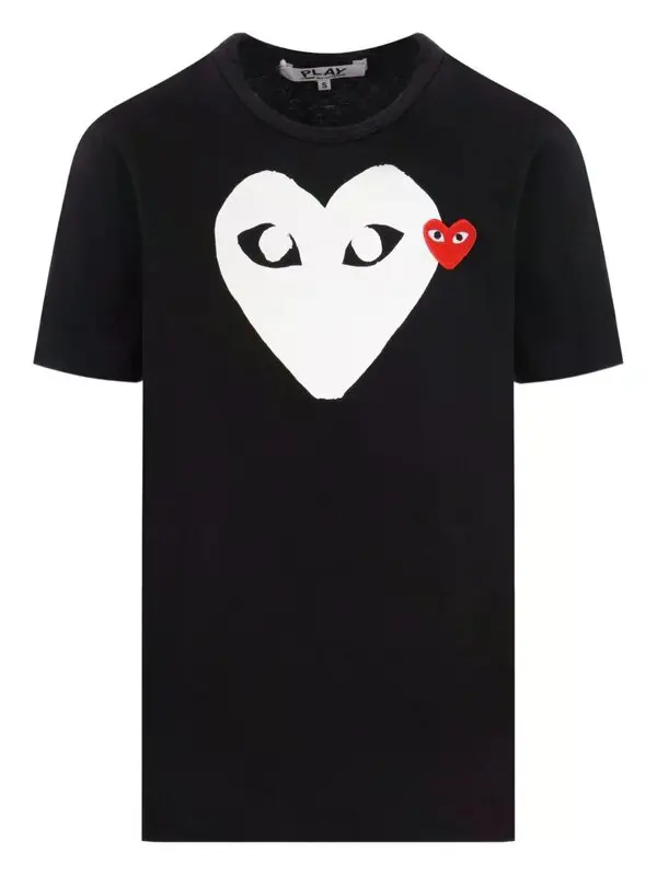 Play Comme Des Garcon Logo Print T-shirt