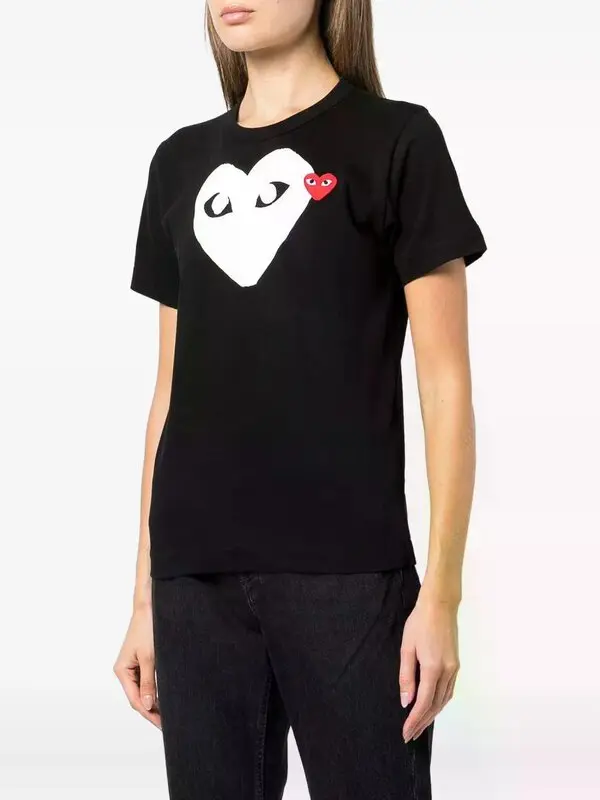 Play Comme Des Garcon Logo Print T-shirt