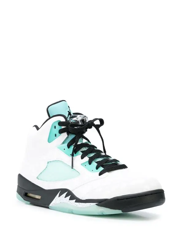 JORDAN Island Green Sneakers - White