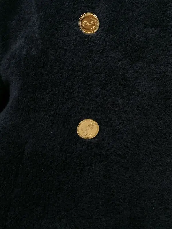 Thom Browne Classic Shearling Pea Coat