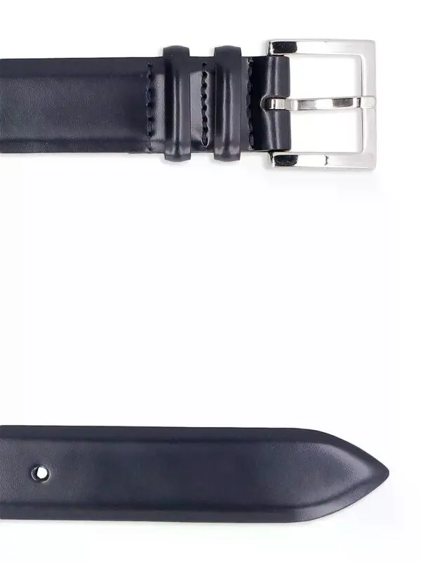 Orciani Leather Buckled Belt - Blue