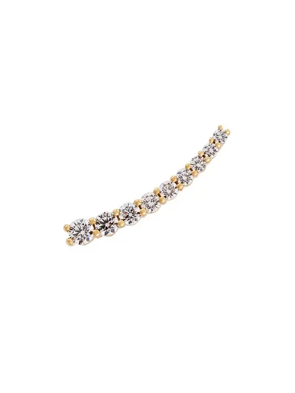 ALINKA 18kt Dasha Large Diamond Left Cuff Earring - Metallic