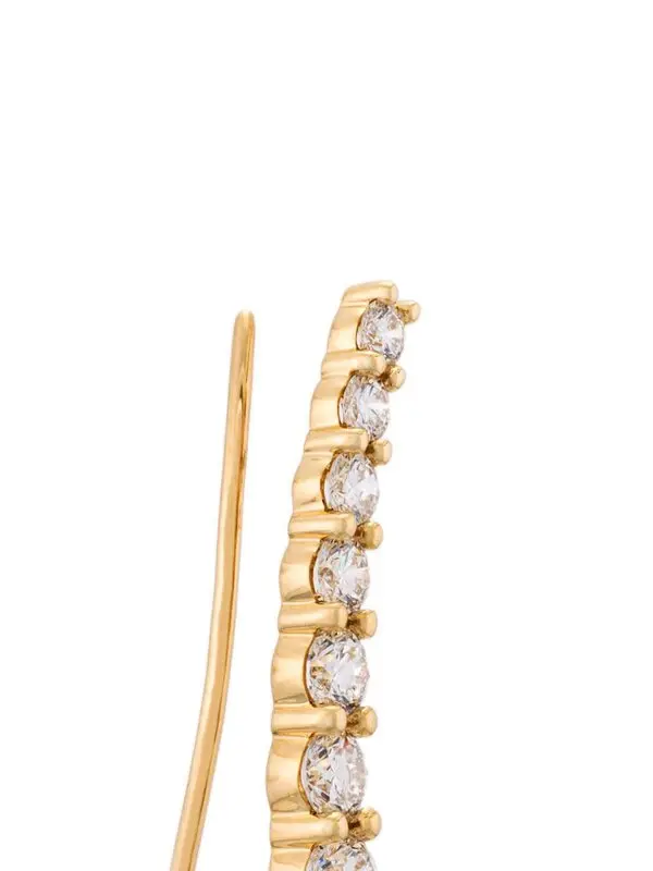 ALINKA 18kt Dasha Large Diamond Left Cuff Earring - Metallic