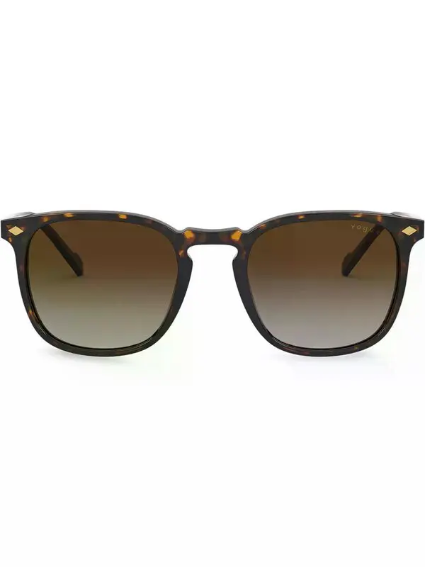 VOGUE EYEWEAR Tortoiseshell Square Frame Sunglasses - Brown