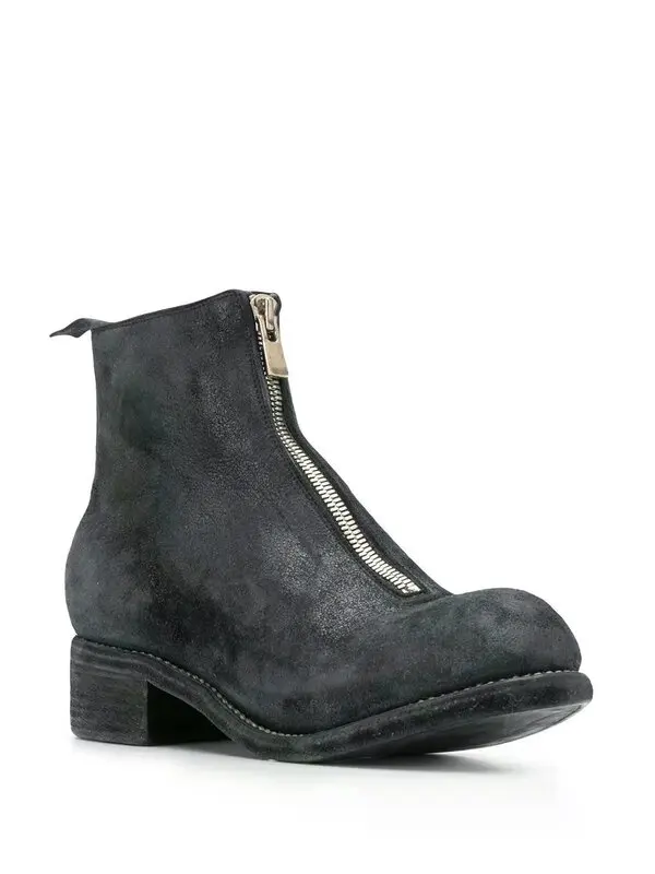 Guidi Front Zip Ankle Boots