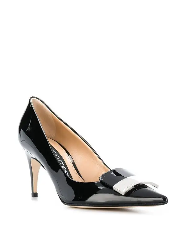 SERGIO ROSSI Pointed Bow Pumps