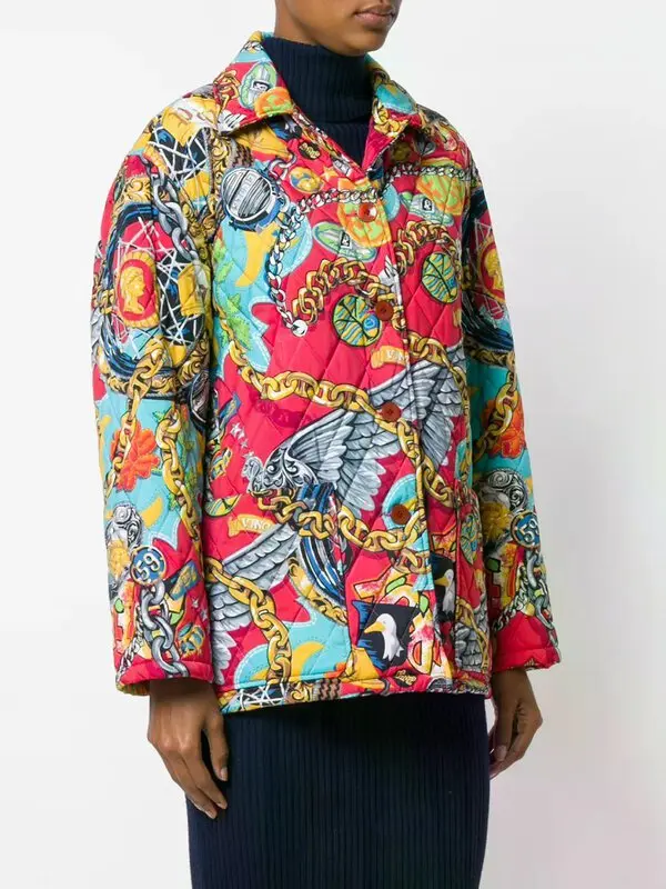 Kenzo 1980s Jungle Padded Coat