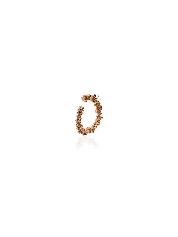 SUZANNE KALAN 18kt Fireworks Sapphire Hoop Earrings