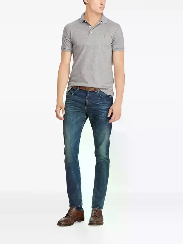 Polo Ralph Lauren Logo-embroidered Polo Shirt - Grey