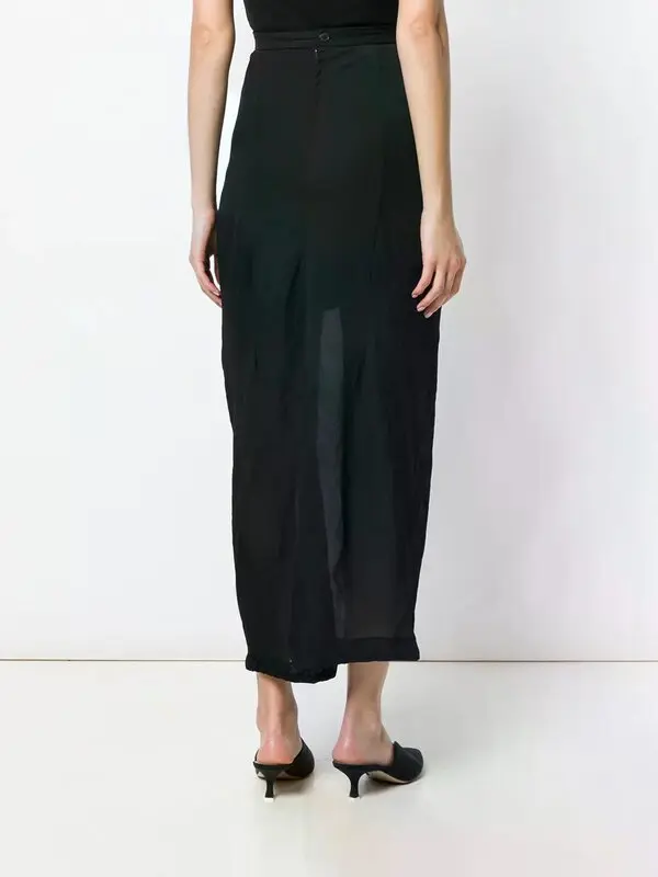 Comme Des Garçons 1992 Sheer Fitted Skirt