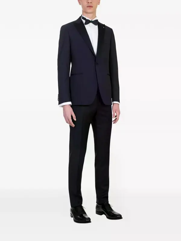 LARDINI Single-breasted Suit Jacket - Blue