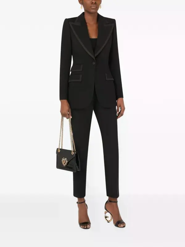 Dolce & Gabbana Piped-trim Single-breasted Blazer