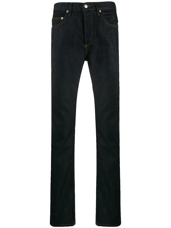 Sandro Slim-cut Raw Jeans - Blue
