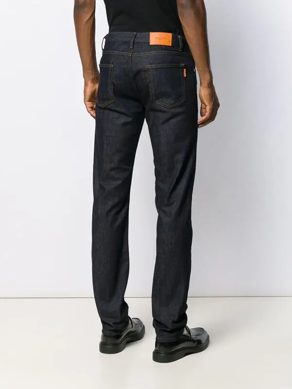 Sandro Slim-cut Raw Jeans - Blue