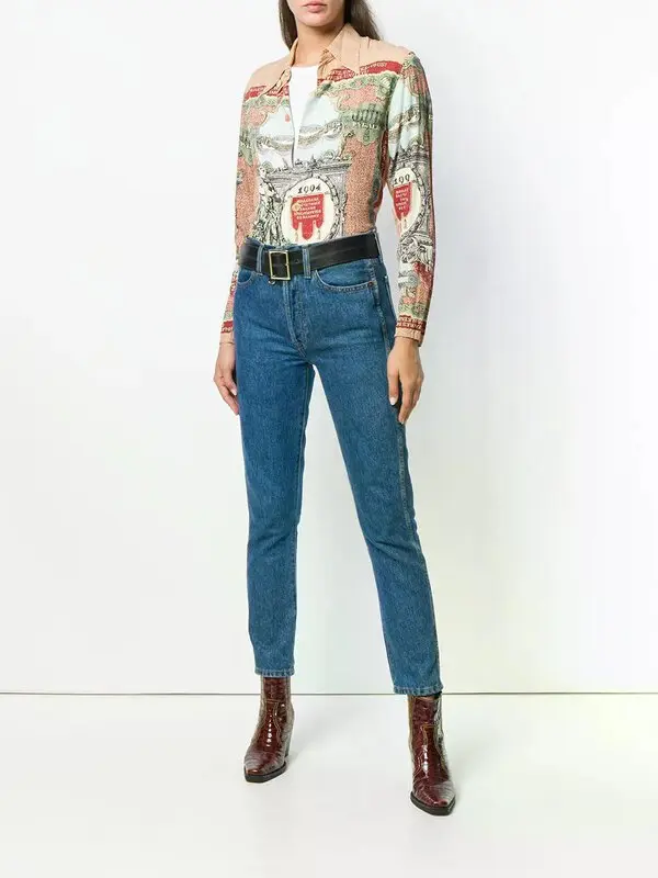 JEAN PAUL GAULTIER Printed Long Sleeve Shirt