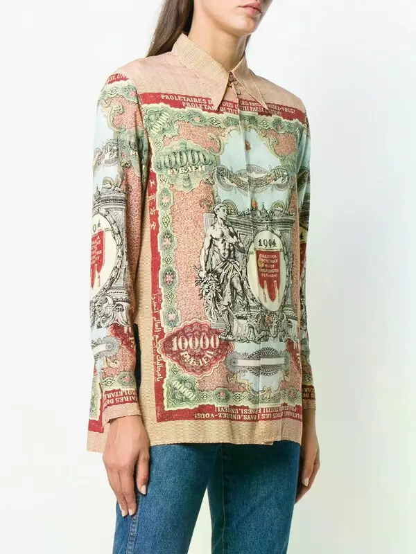 JEAN PAUL GAULTIER Printed Long Sleeve Shirt