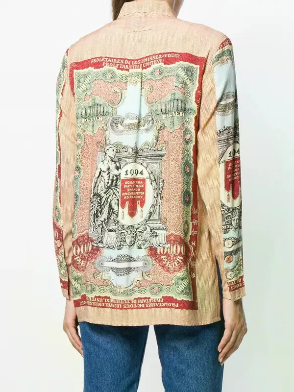 JEAN PAUL GAULTIER Printed Long Sleeve Shirt