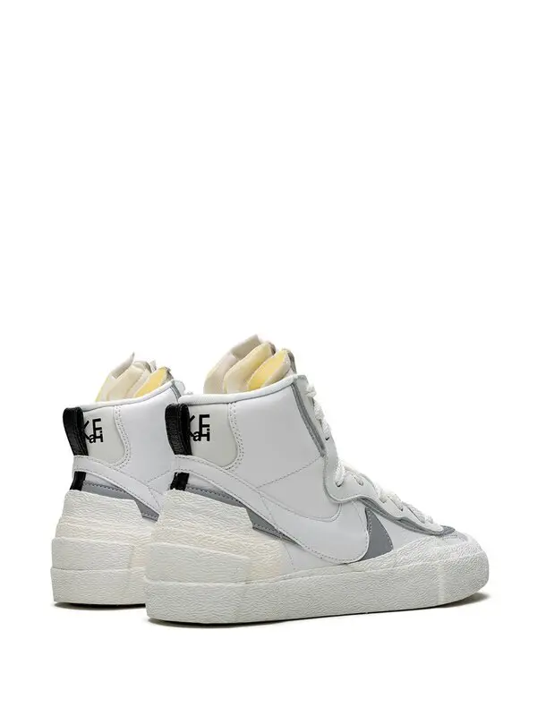 Nike X Sacai Blazer Mid High-top Sneakers - White