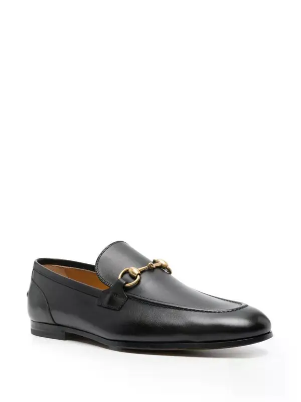 Gucci Jordaan Horsebit Loafers - Black