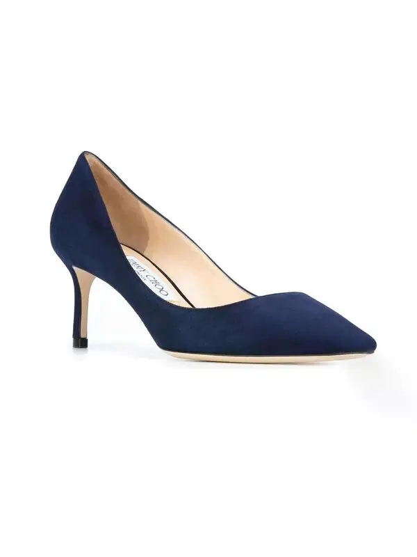JIMMY CHOO 60mm Suede Pumps - Blue