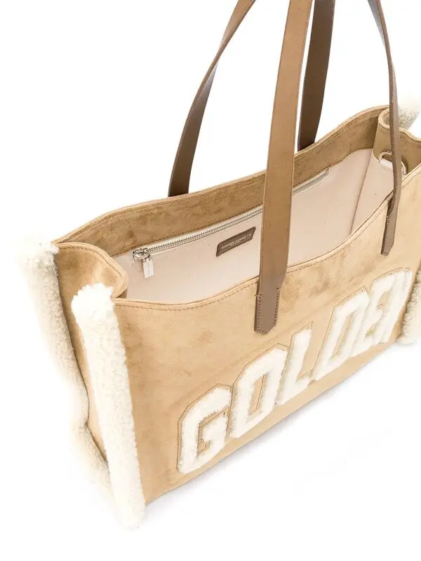 GOLDEN GOOSE Textured Fleece Tote Bag