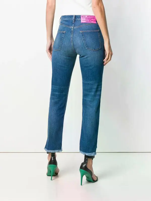 COUNTY OF MILAN Two-tone Stretch Jeans