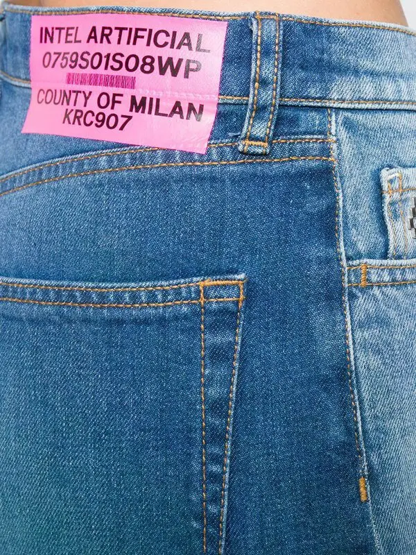 COUNTY OF MILAN Two-tone Stretch Jeans