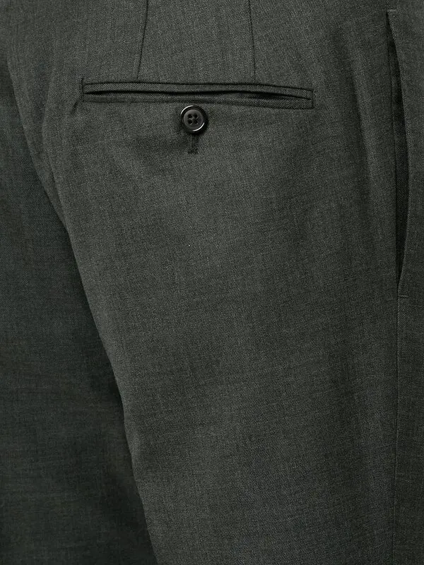 Thom Browne Low Rise Skinny Side Tab Trouser In Super 120’s Twill