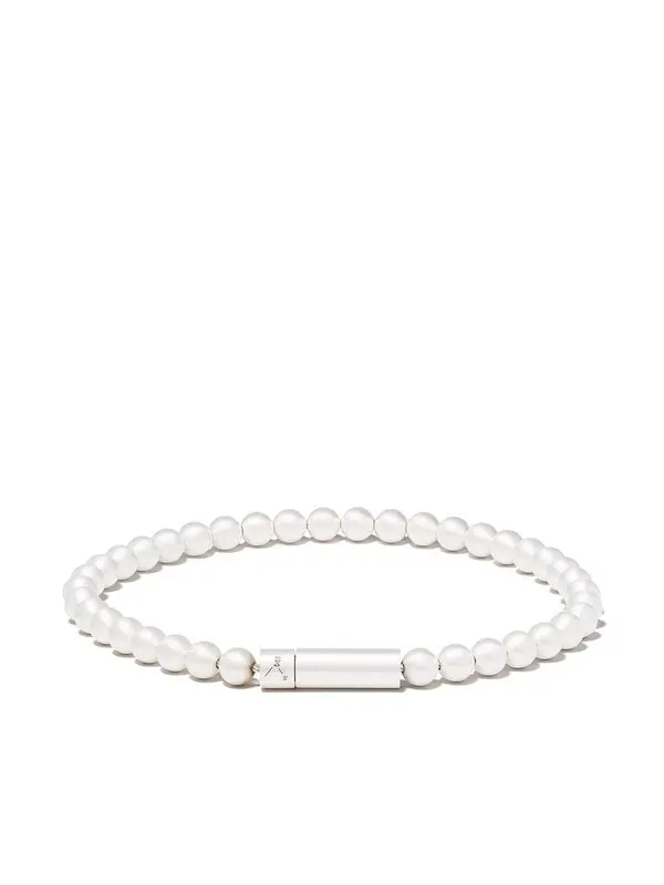 Le Gramme Le 25g Beaded Bracelet - Silver