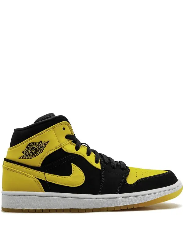 JORDAN Air 1 Mid New Love 2017 Release Sneakers - Black