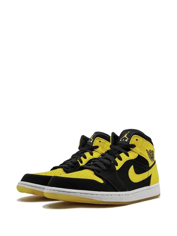 JORDAN Air 1 Mid New Love 2017 Release Sneakers - Black