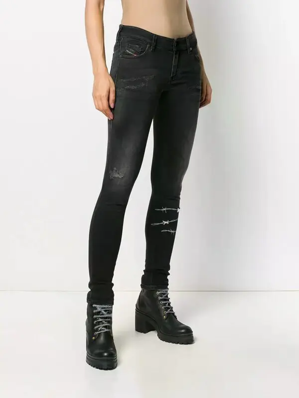 DIESEL® Barbed Wire Skinny Jeans