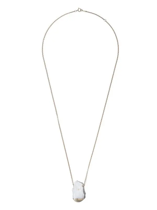Mizuki 14kt Yellow Pearl Necklace - Gold