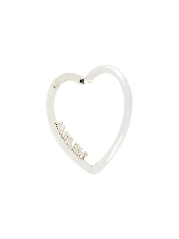 AMBUSH Heart Hoop Earrings