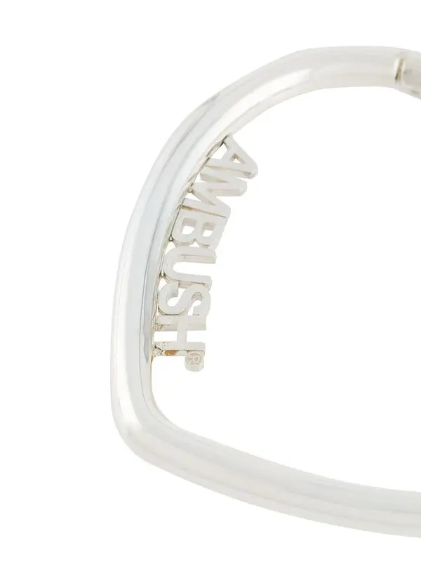 AMBUSH Heart Hoop Earrings