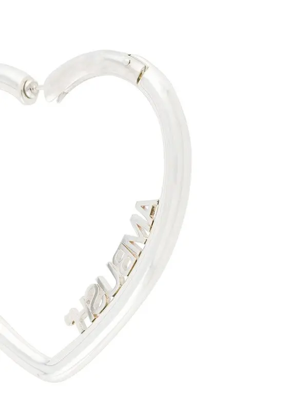 AMBUSH Heart Hoop Earrings