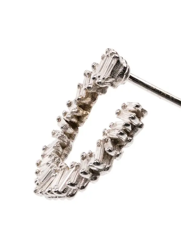 SUZANNE KALAN Mini Spiral Diamond Earrings
