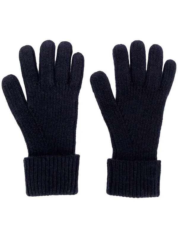 N.peal Knitted Gloves - Blue