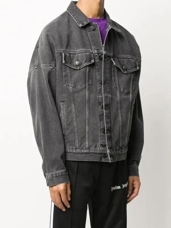 Palm Angels Logo-print Denim Jacket