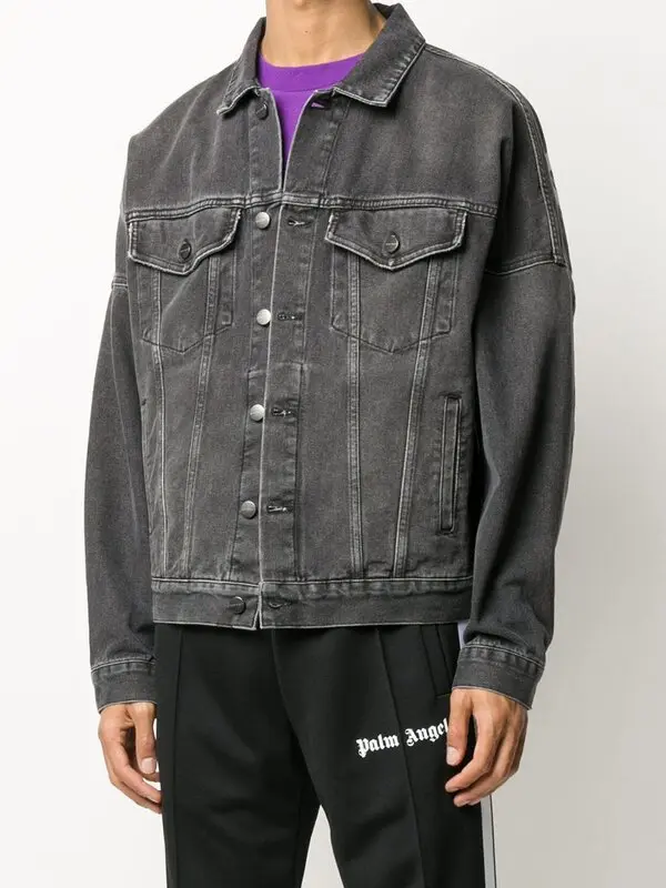 Palm Angels Logo-print Denim Jacket