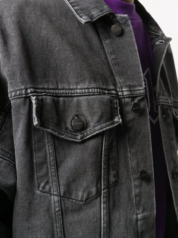 Palm Angels Logo-print Denim Jacket