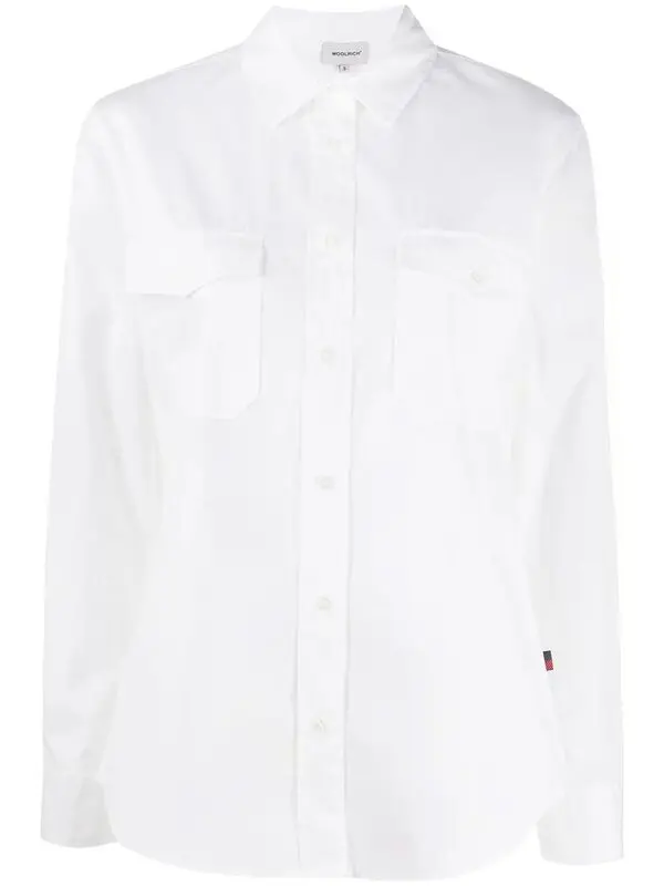 Woolrich Long-sleeve Shirt With Spread Collar