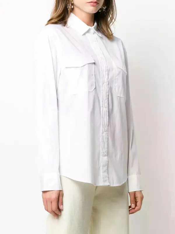 Woolrich Long-sleeve Shirt With Spread Collar