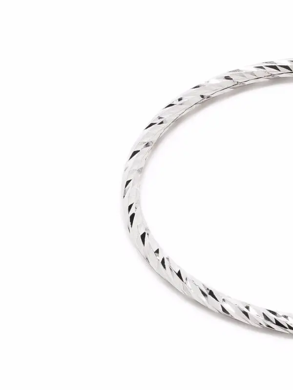 MARIA BLACK 14kt White Gold Liv 25mm Hoop Earring