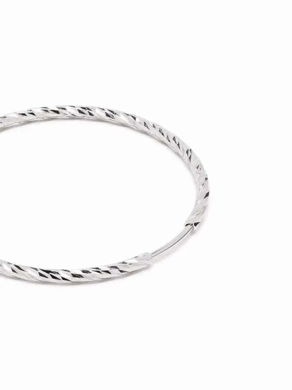 MARIA BLACK 14kt White Gold Liv 25mm Hoop Earring