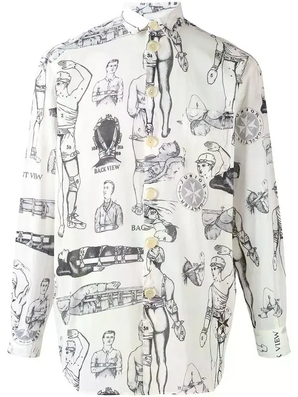 JEAN PAUL GAULTIER First Aid Printed Shirt