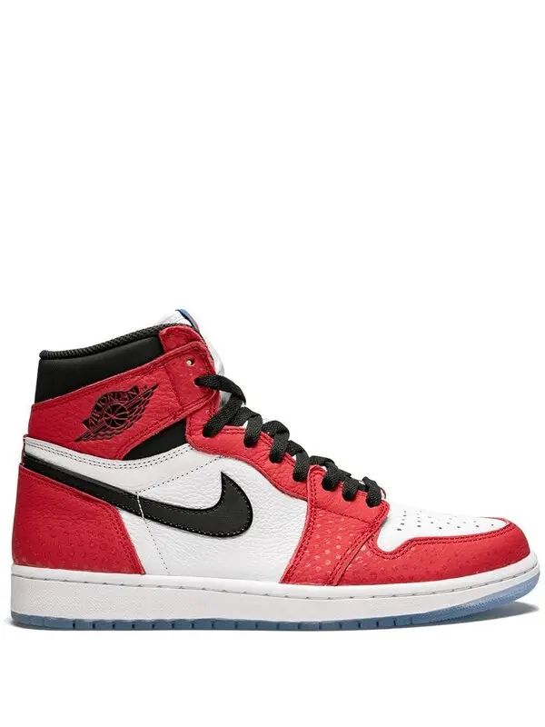 JORDAN X Spider-man Air 1 Retro High Og Sneakers - Red