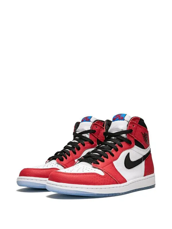 JORDAN X Spider-man Air 1 Retro High Og Sneakers - Red