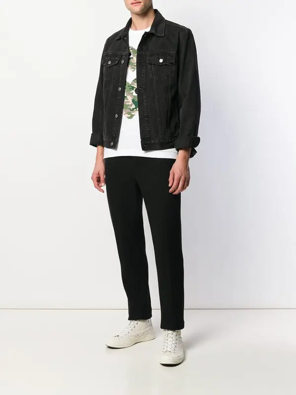 Play Comme Des Garcon Camouflage Heart T-shirt